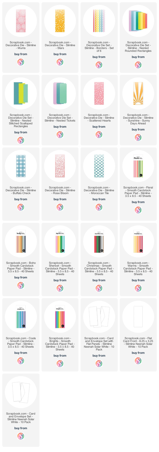 All About Slimlines!