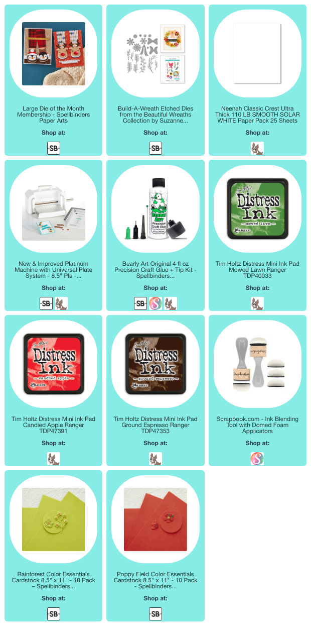 Spellbinders | October Large Die of the Month – Cozy Toes Slippers ...