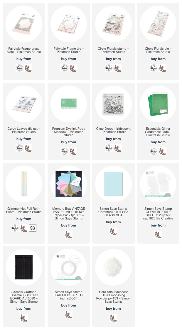 VIDEO: Acetate Window Card Using Pinkfresh Studio Fairytale Frame Press ...